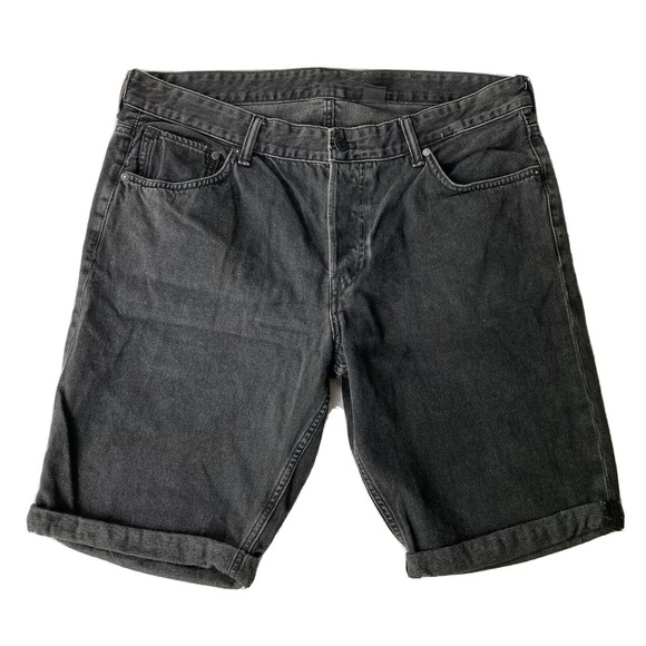 H&M | Shorts | Hm Mens Jeans Shorts Size 36 Slim Fit Lowrise Waist ...